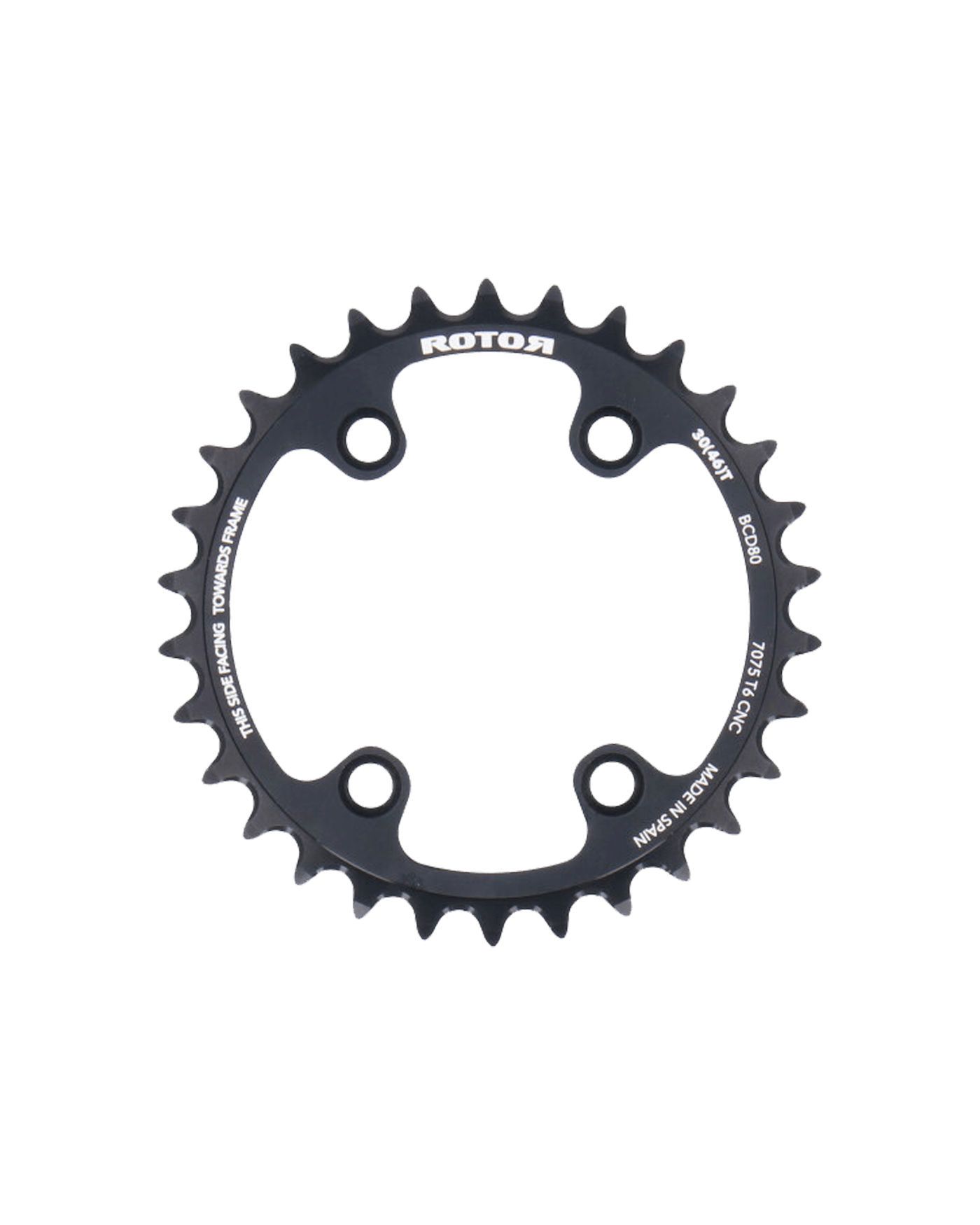 Rotor Round Rings 2-speed 80mm 4-Hole 31T Inner Chainring | CANYON GR